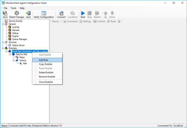How do I Add filters for MonitorWare Agent, WinSyslog and EventReporter? - Adiscon