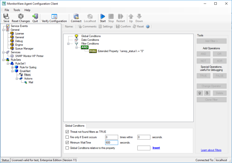 Monitor a SNMP Device using MonitorWare Agent - Adiscon