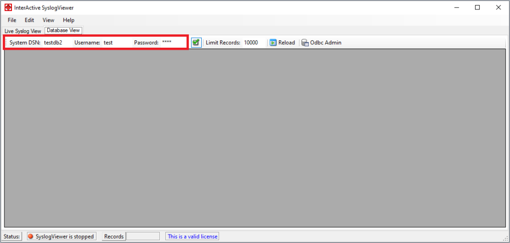Review log database with InterActive SyslogViewer - Adiscon